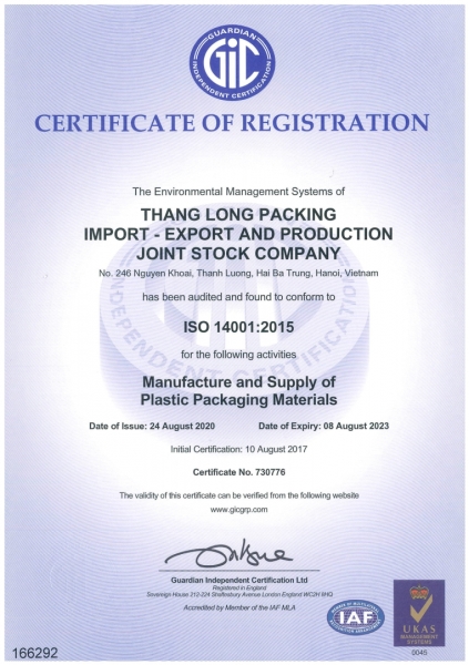 Thang Long Packaging Import - Export And Production JSC | Vietnam ...